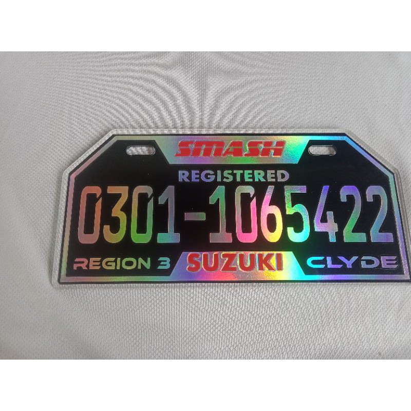 TEMPORARY PLATE 3mm acrylic | Shopee Philippines