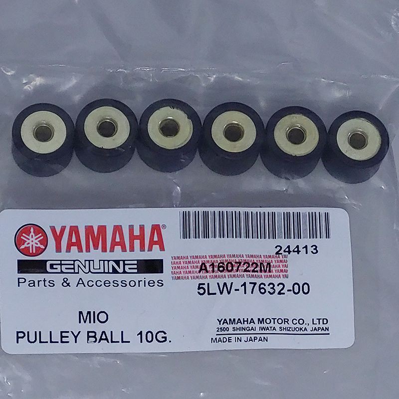 Yamaha MIO Sporty Pulley Ball (10G) Roller Set 5LW-17632-00 Genuine ...