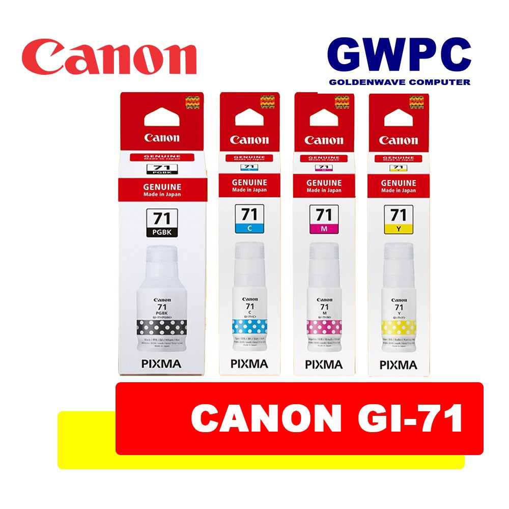 Canon GI-71 Genuine Ink Bottle | Shopee Philippines