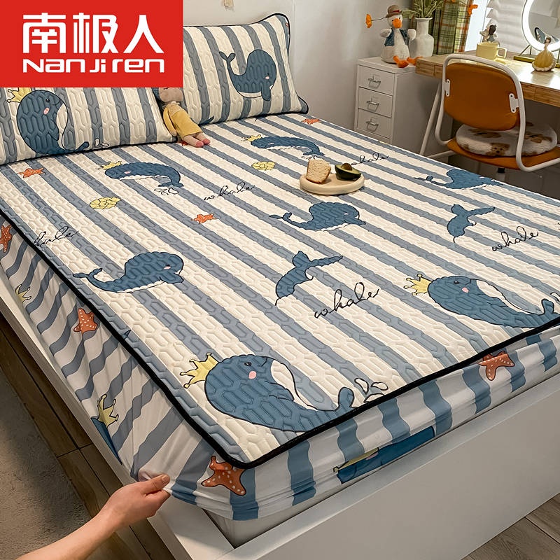 cadar ropol queen bedsheet with comforter single bed sheet Antartika Li ...