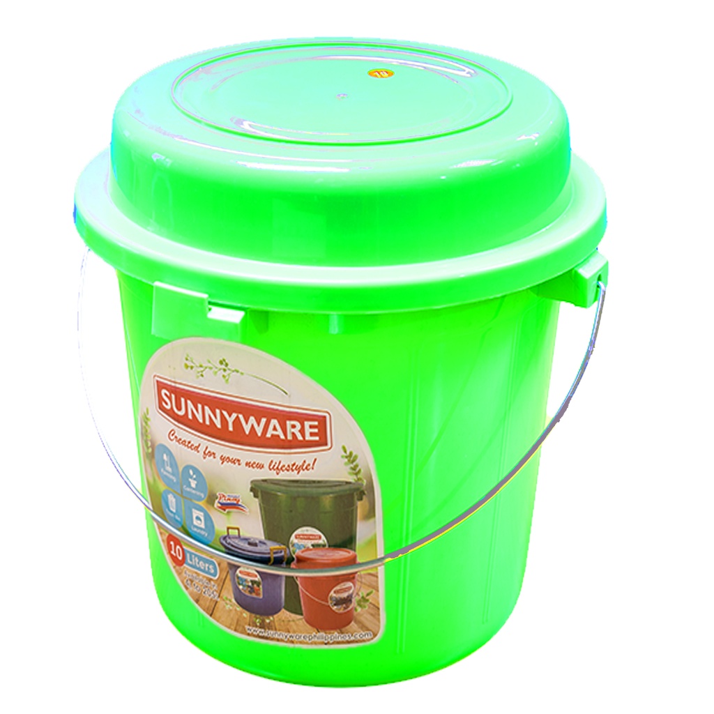 Sunnyware 96174 16 Liter (4 Gal) Pail with Cover Deluxe | Shopee ...