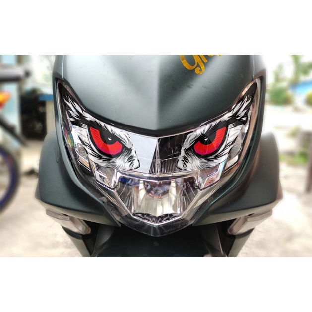 Yamaha Gravis winker eyes Red Eagle eyes design | Shopee Philippines