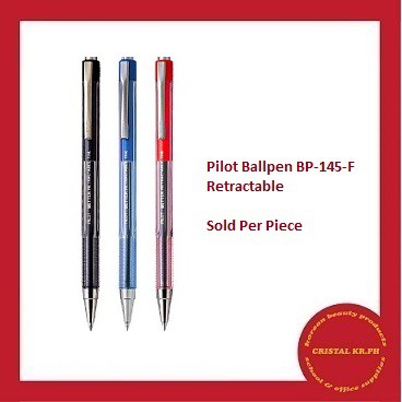 Pilot Ballpen BP-145F retractable Sold Per Piece | Shopee Philippines