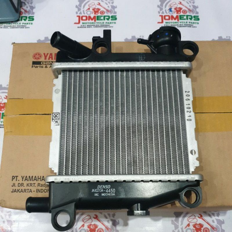 MIO MX 125 CARB / MX 125 FI RADIATOR ASSY W/OUT CAP GENUINE (GLS) 44D ...