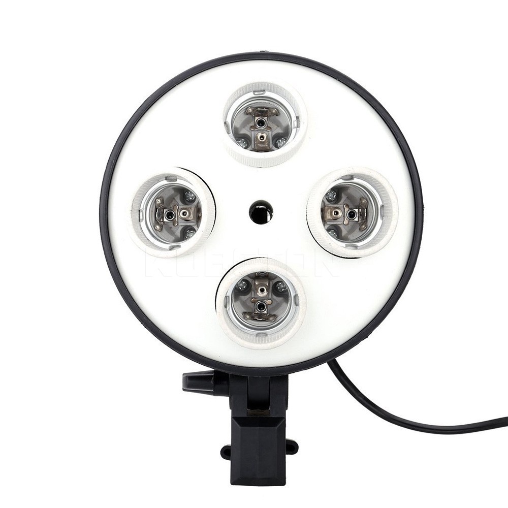 4in1 4x head Socket Lighting Lamp Softbox E27 Socket Studio Light ...