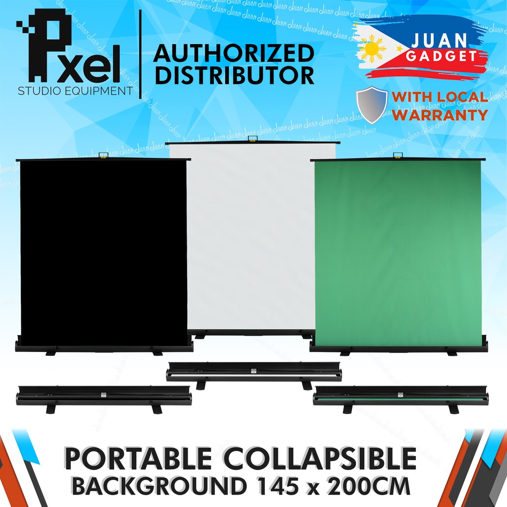Pxel Collapsible Background Backdrop Pull-up Style 145cm x 200cm ...