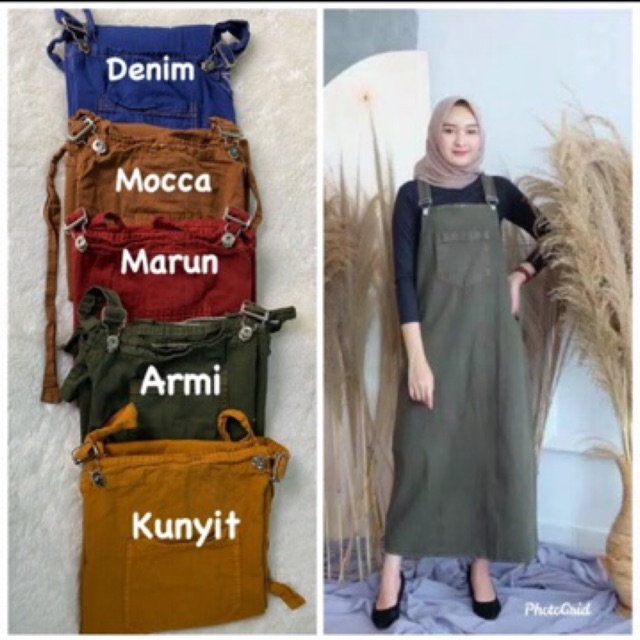 JANETA OVERALL DENIM WASHED PREMIUM | Shopee Philippines