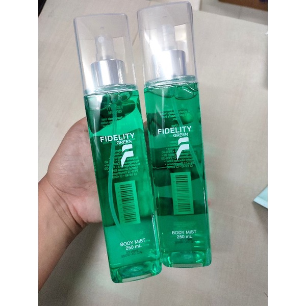 Fidelity Green Body Mist 250ml | Shopee Philippines