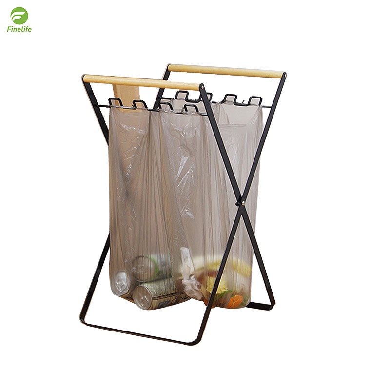 Finelife Nordic Ins Garbage Rack Household Foldable Garbage Rack ...