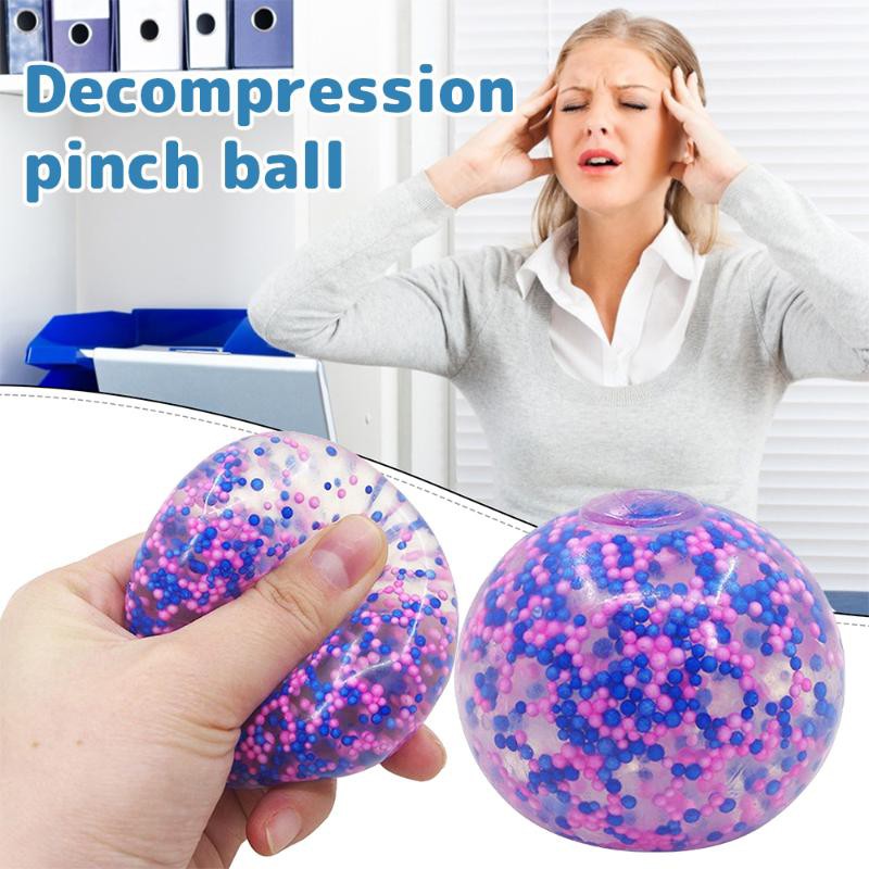 Spongy Ball Toy Bead Stress Squeezable Stress Relief Ball Anti-stress ...