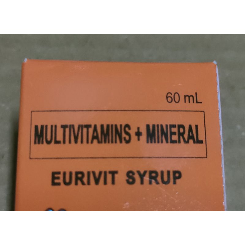 Eurivit Multivitamins Syrup 60ml, 120ml & 250ml | Shopee Philippines