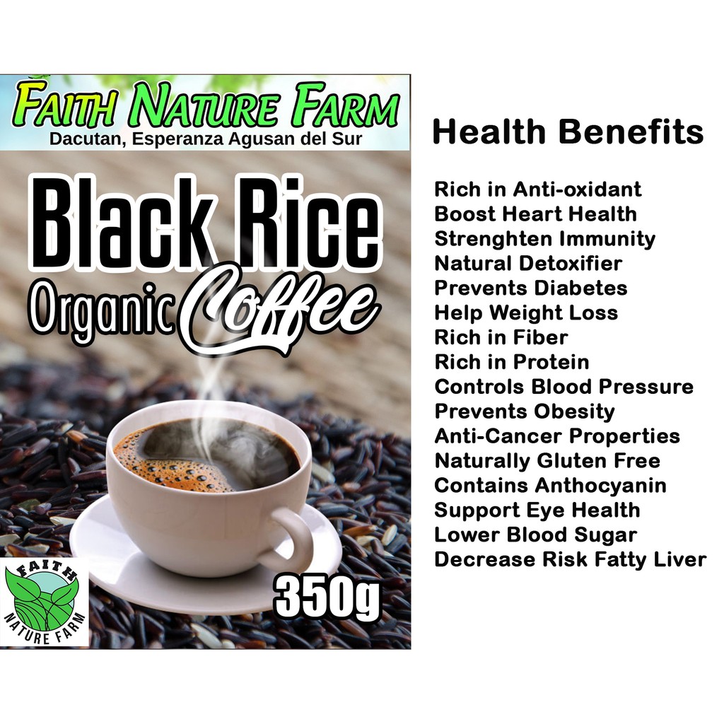 Black Rice Organic Coffee 350g | Shopee Philippines