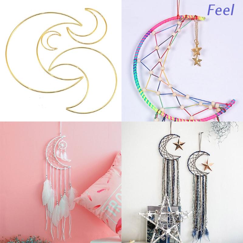 Feel Moon Metal Craft Hoops Dream Catcher Rings for DIY Dreamcatchers ...