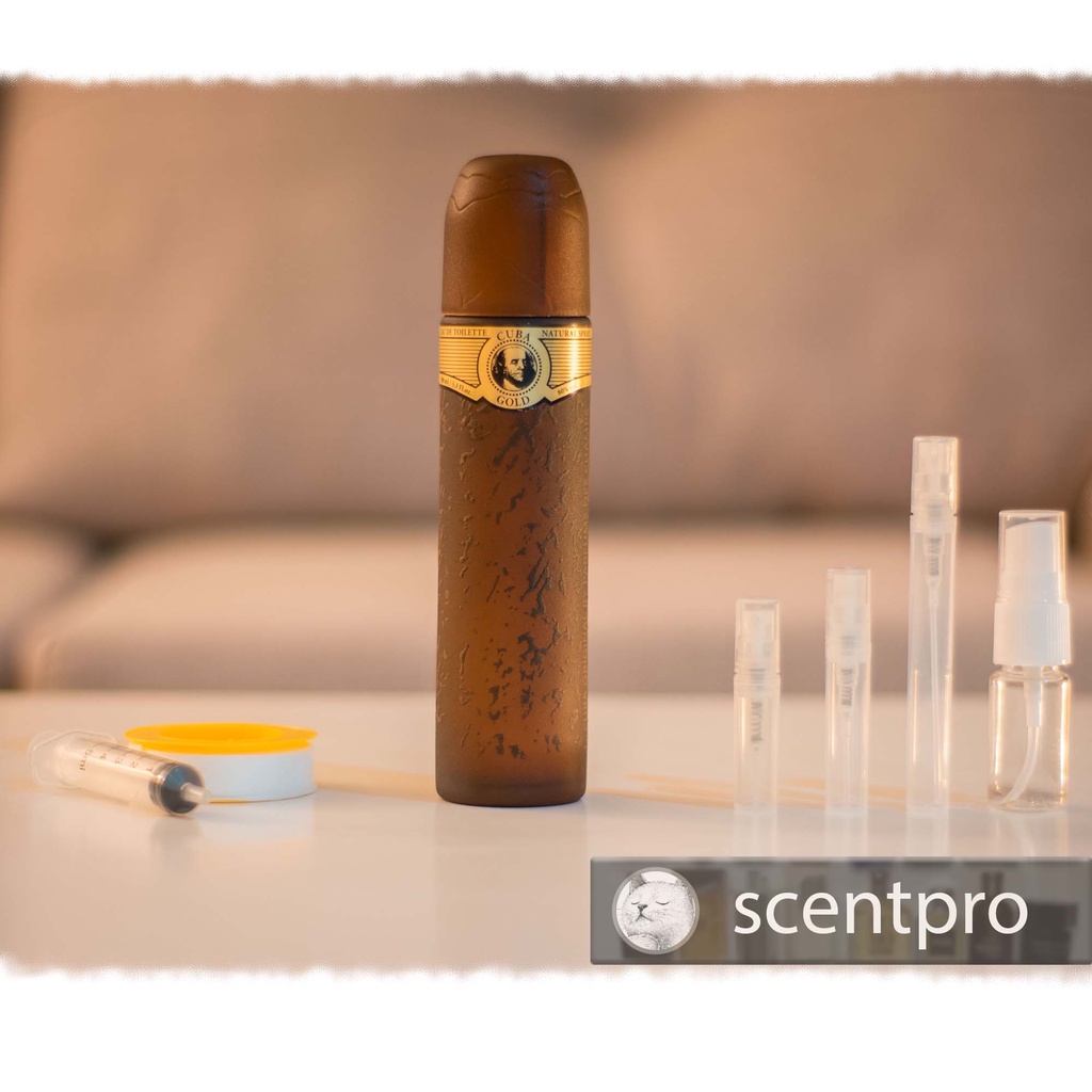 Cuba Gold by Cuba Paris Decant 2ml/3ml/5ml/10ml | Shopee Philippines