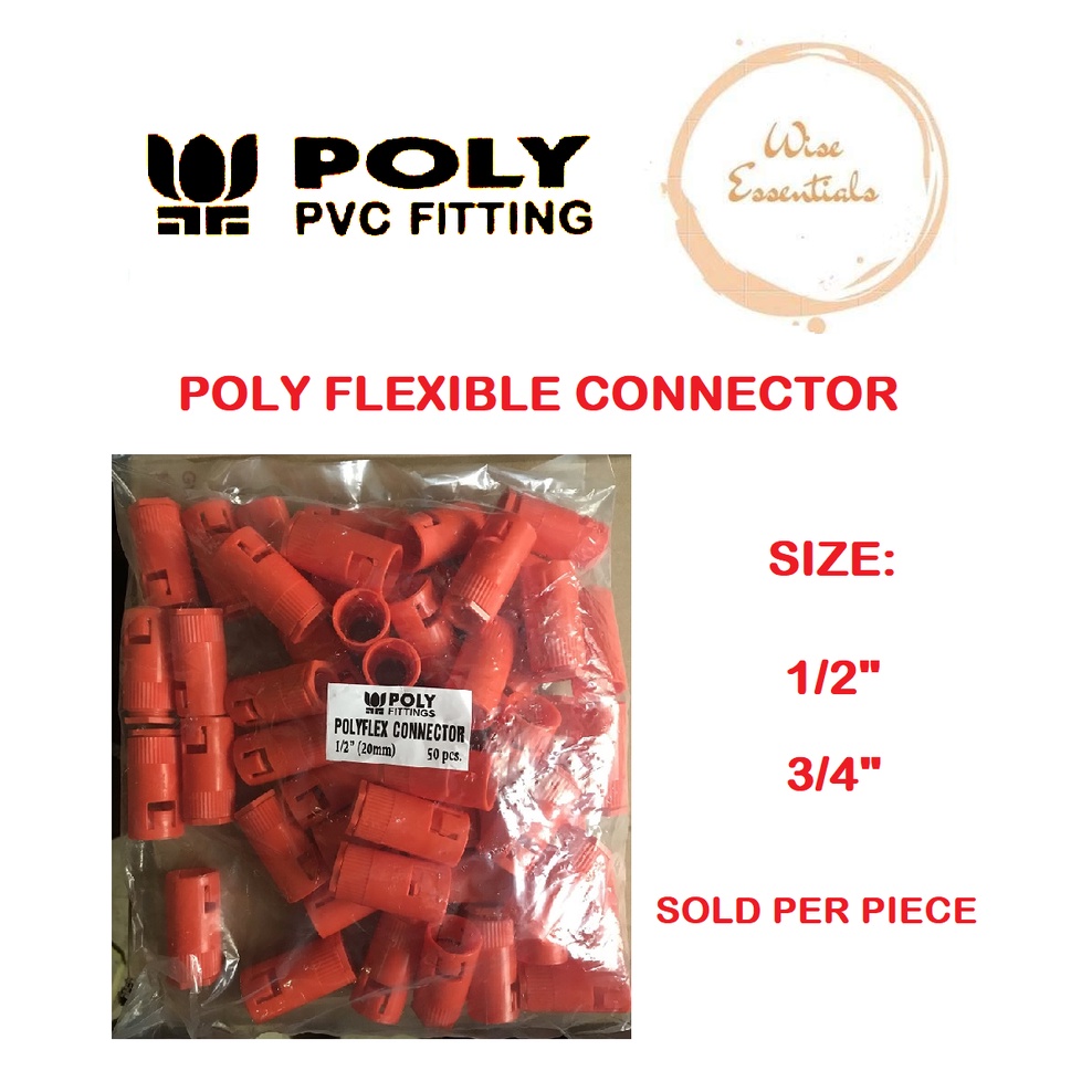 POLY PVC Orange Flexible Connector | Shopee Philippines