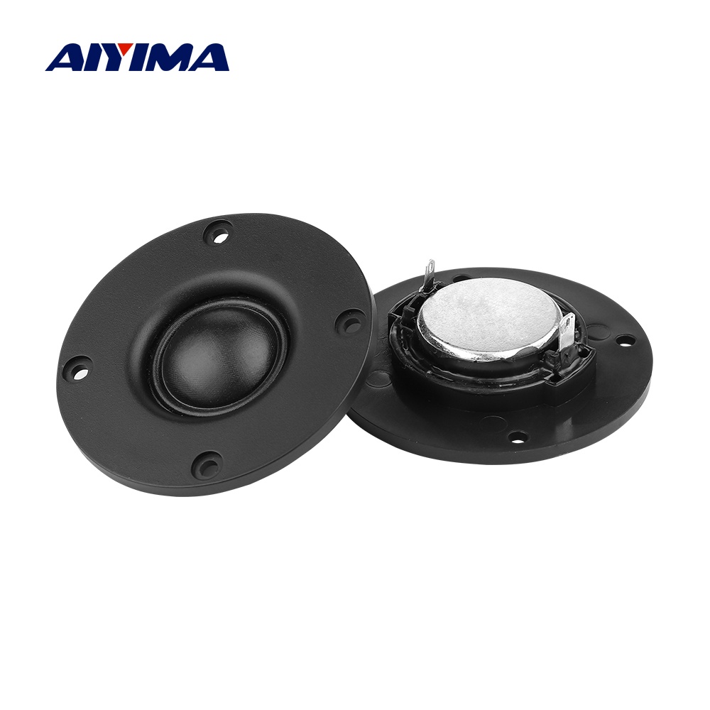 AIYIMA 3 Inch 72mm 8 Ohm 30W Dome Silk Film Tweeter Speaker Units Small Neodymium Treble ...