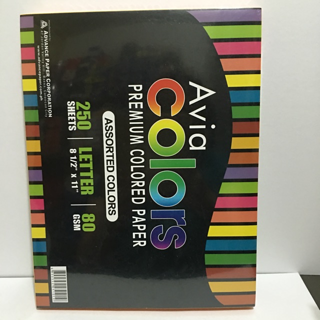 Avia colored paper assorted neon color | Shopee Philippines
