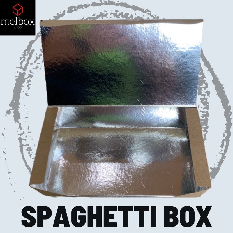 [50 pcs] Spaghetti Meal Box, Takoyaki, Tapsilog Silver Laminated ...