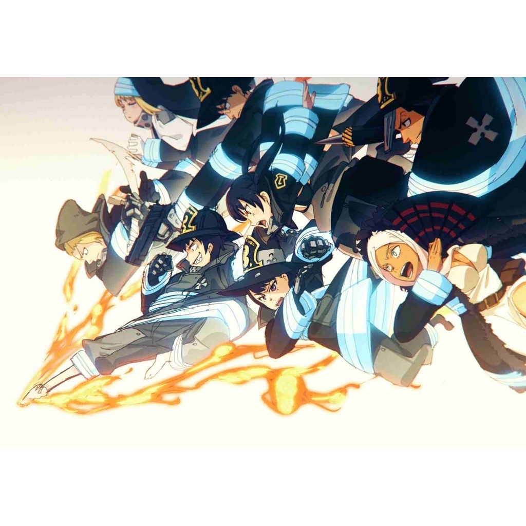 Fire Force Manga Anime Poster A4 Size | Shopee Philippines