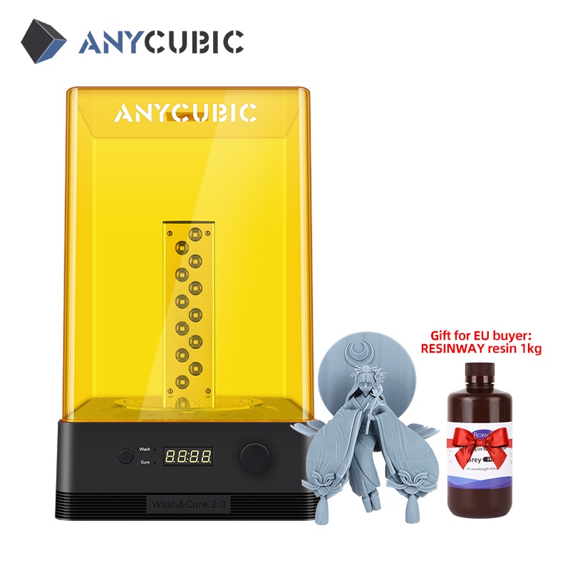 Anycubic 3D Printer Wash and Cure 2.0 Machine 2-in-1 UV Resin curing ...
