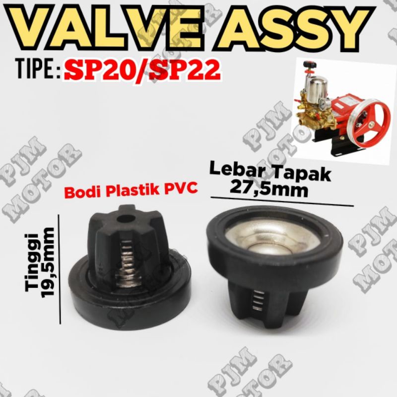MESIN Valve Assy Engine Water Valve Power Sprayer Doorsmeer Model pvc 20cc ps20 ps22 sp20 Sc20 ...