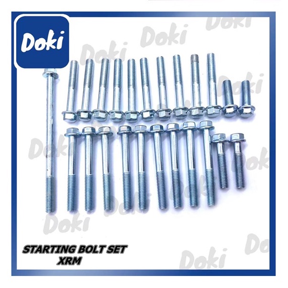 [DOKI MOTO] STARTING BOLT SET XRM | Shopee Philippines