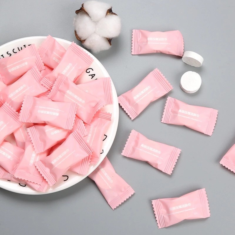 Ecoplanet COD 50pcs Portable Mini Compressed Towel Disposable Cleansing