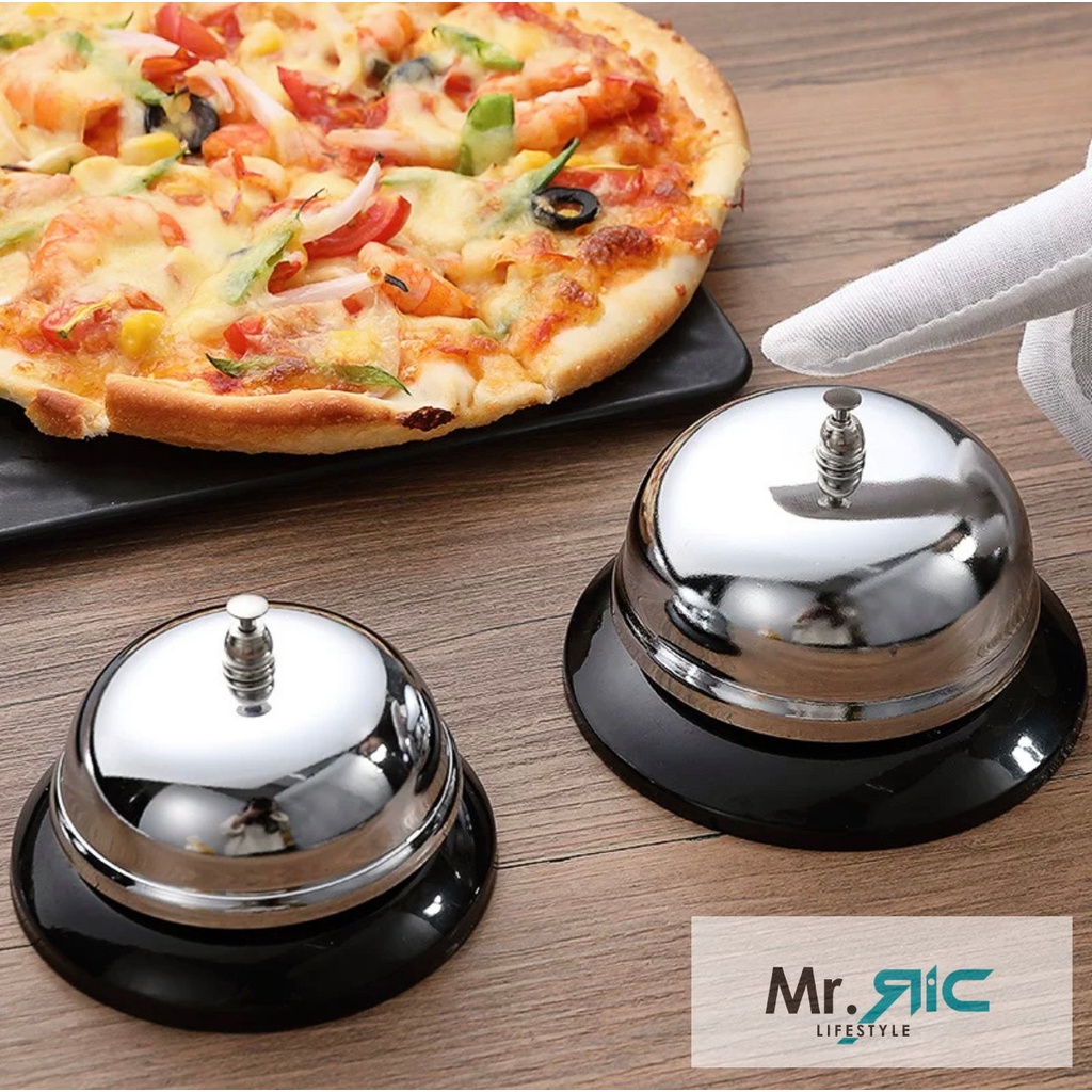 Lowest Price Stainless Steel Service Bell Call Big Button Desk Call ...