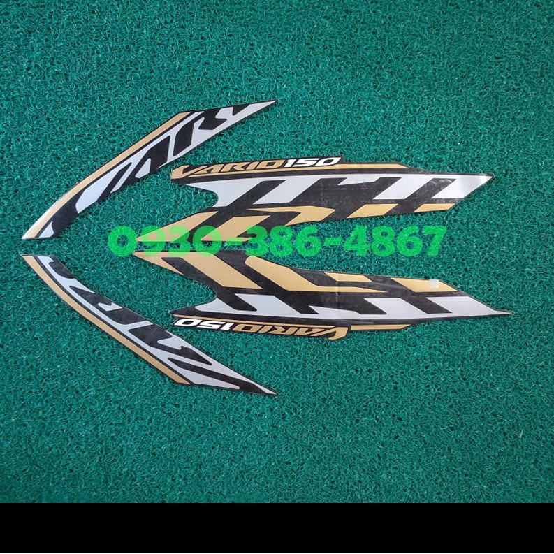 HONDA CLICK 150 V2 GOLD Stock Decal/Sticker (VARIO VERSION) EvT ...