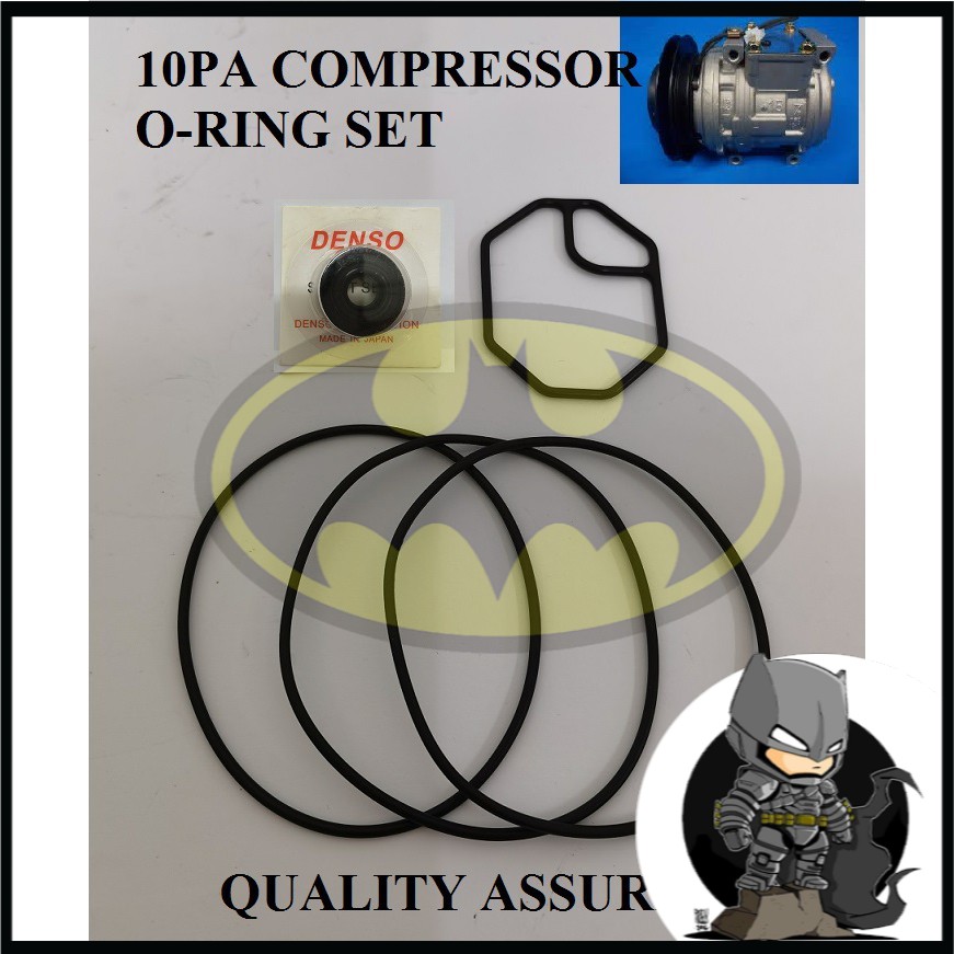 ACM 10PA AIR COND COMPRESSOR O-RING KIT LIP SEAL,BODY ORING,TOP ORING ...