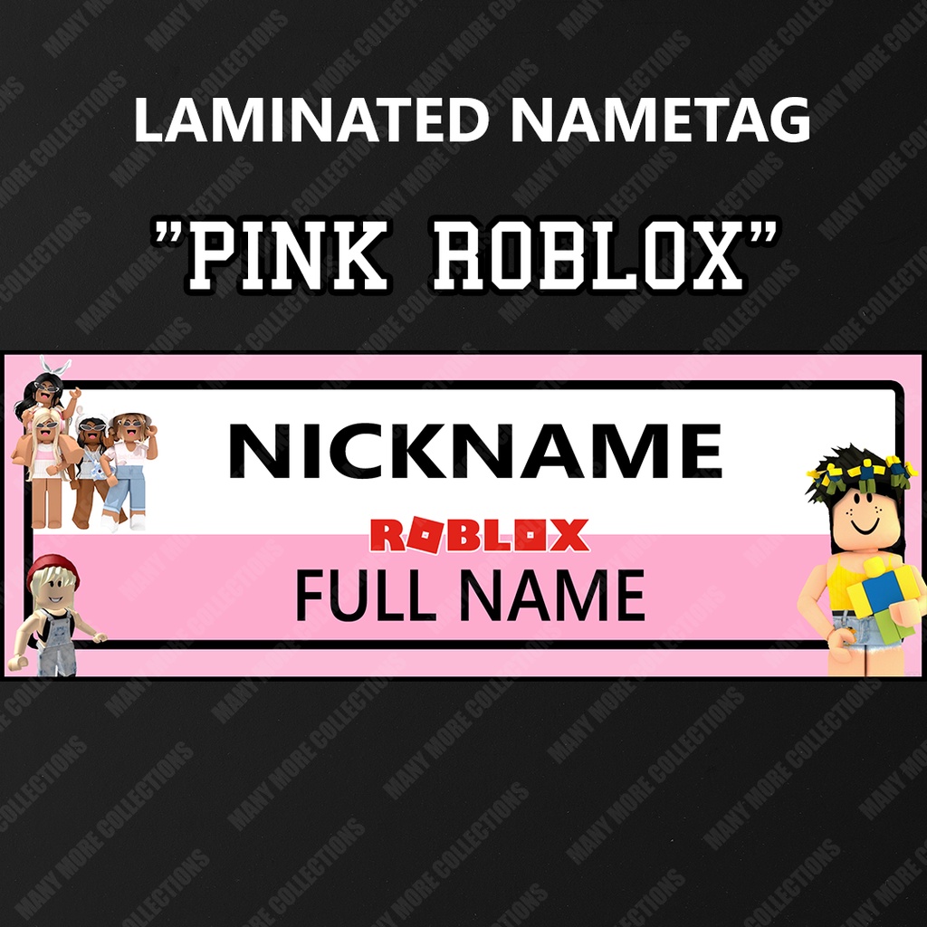 Kids Customized Laminated Nametag for School | Shopee Philippines