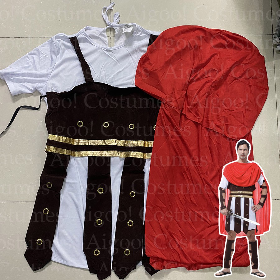 United Nations Roman Warrior Spartan Costume for Men Halloween ...