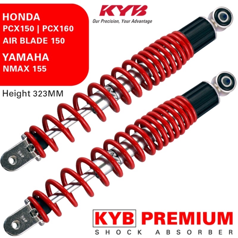 PCX 150/160 AIRBLADE 150 NMAX155 KYB shock 323mm 1pc | Shopee Philippines