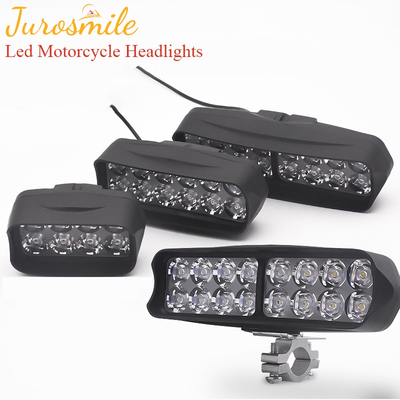 Led Motorcycle Headlights Fog Spotlight Headlights 12W/18W/24W Electric ...