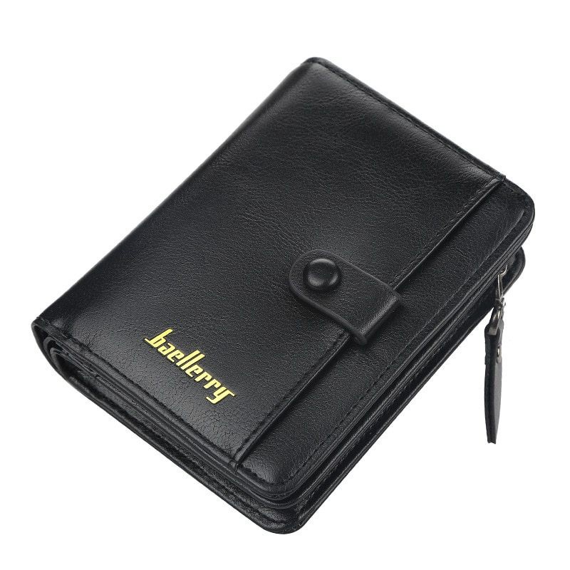 Personalized Name Zipper Coin Pocket Wallet for Men High Quality PU ...