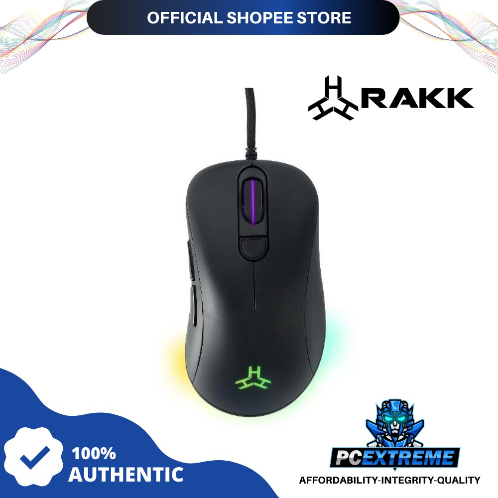 Rakk Kaptan Gaming Mouse RGB Black | Shopee Philippines
