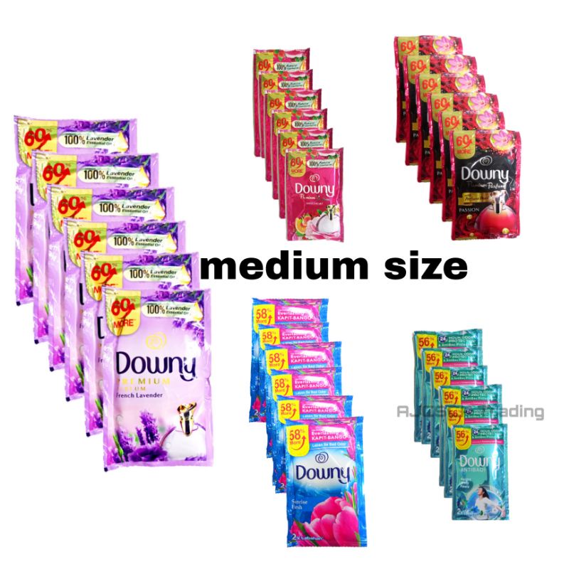 TIE OF 6 DOWNY FABCON 38ML/36ML/32ML | Shopee Philippines