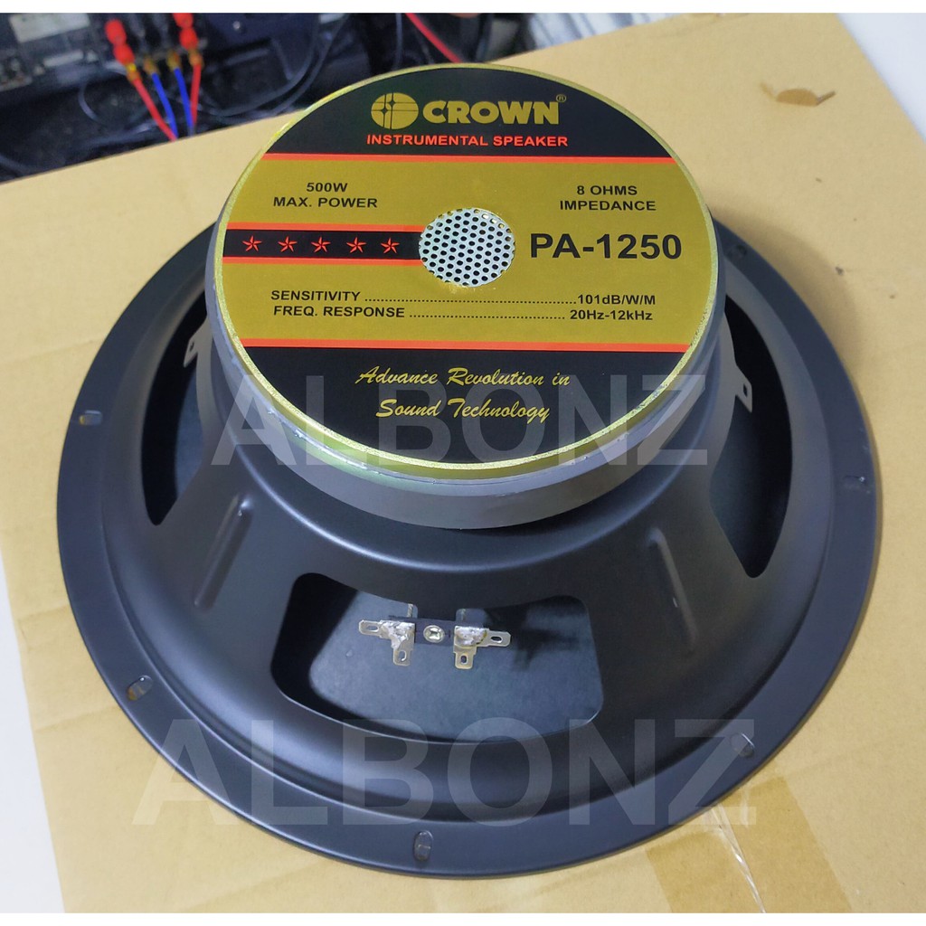 Crown PA-1250 500watts Instrumental Speaker | Shopee Philippines