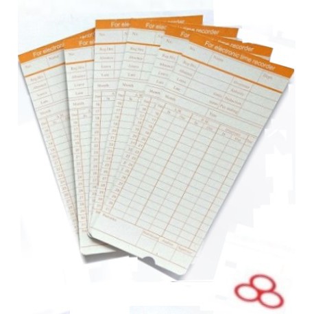 DTR (400Pcs.) STANDARD TIME CARD Bundy Clock Time Recorder / Time ...