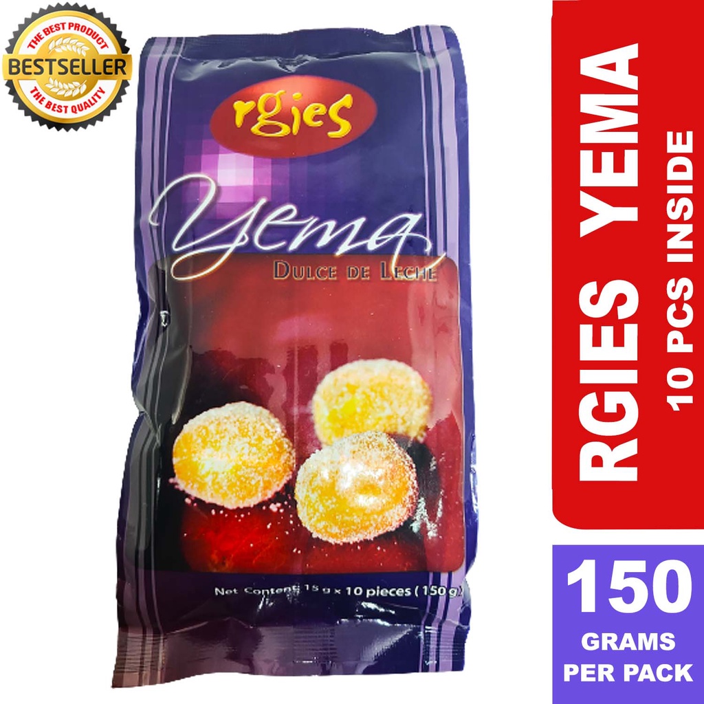 Iloilo's Best | Rgies Yema 150 grams | 10 Pieces inside | Special Yema ...