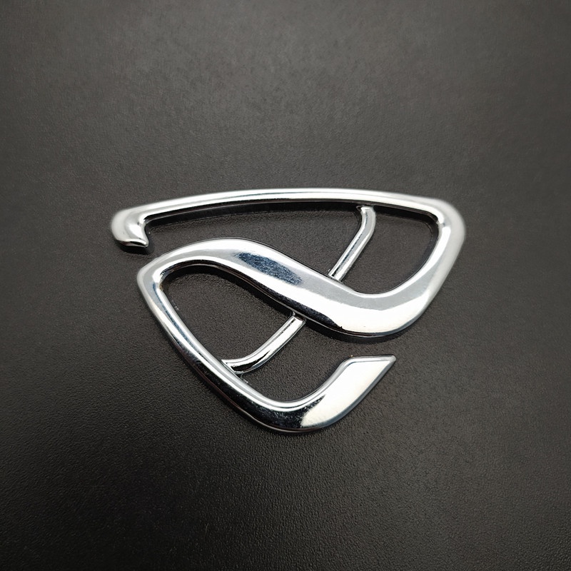 1 pcs Rotary Engine Standard Symbol Car 3D Metal Emblem Chrome Axela ...