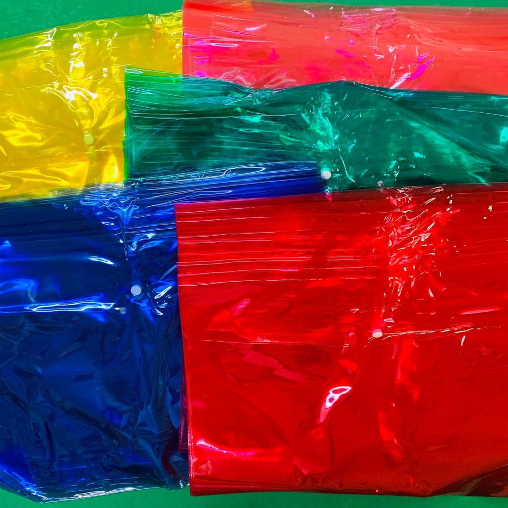 Colored Transparent Plastic Envelop Long | Shopee Philippines