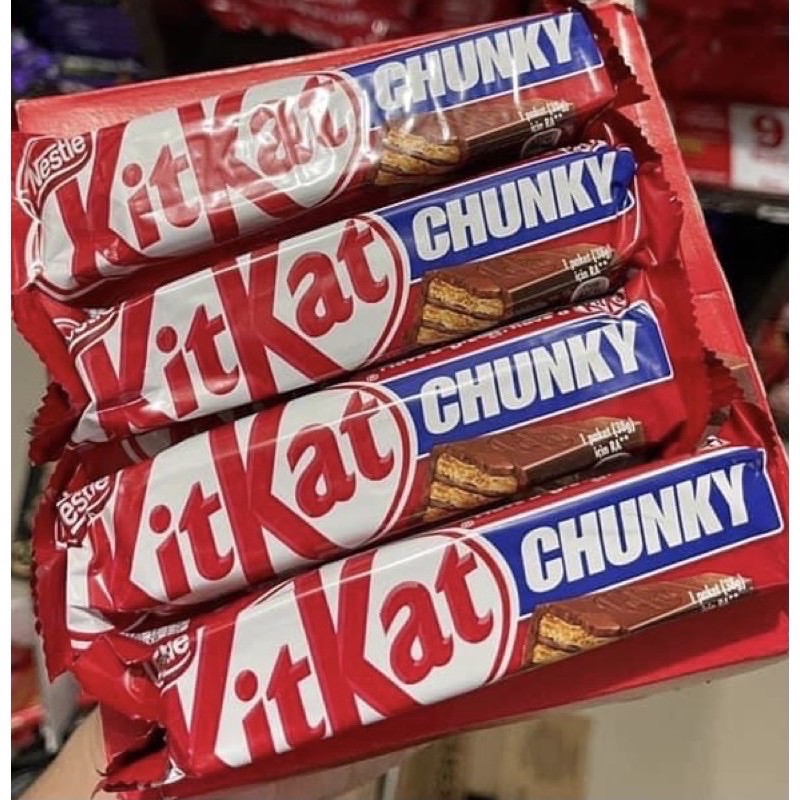3 PCS KITKAT CHUNKY/ PEANUT BUTTER / BISCOFF / NESTLE 1927 WAFER ...