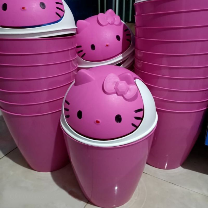 Hello kitty Character Trash Can | Shopee Philippines