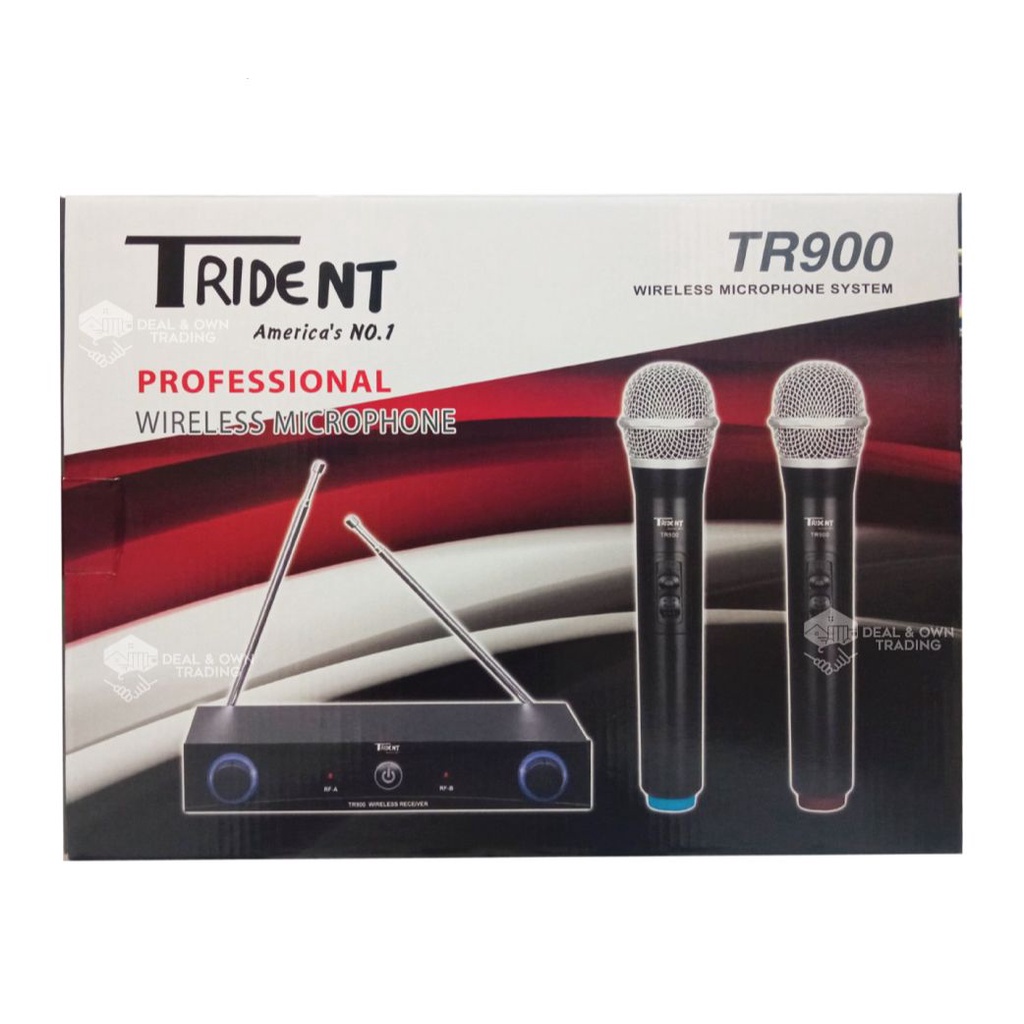 Trident TR-900 Wireless Microphone | Shopee Philippines