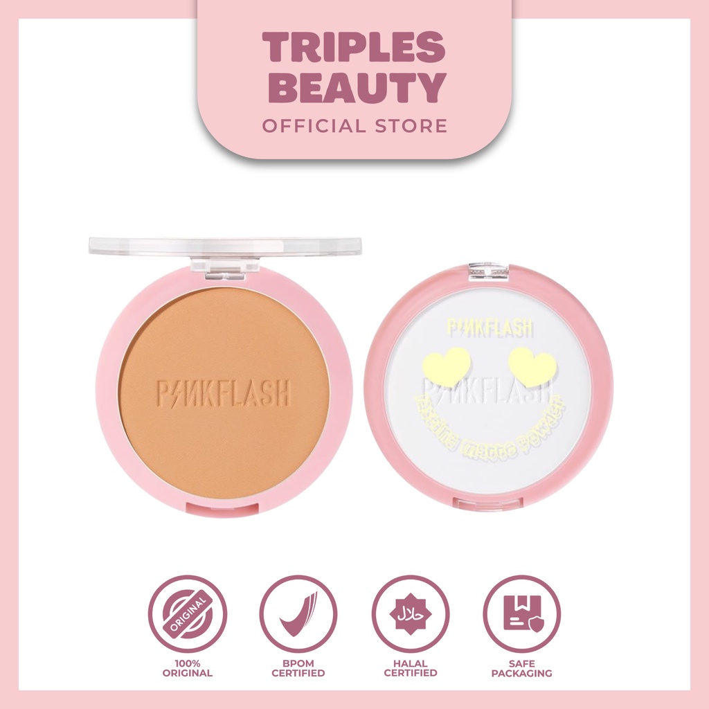 PINKFLASH - OhMySelf Pressed Powder Long-lasting Matte Lightweight Oil ...