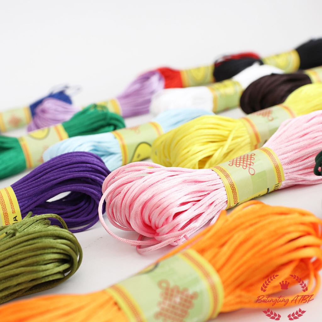 20 mete/ bundle 1.5mm Polyester Braided Long Rope DIY Chinese Knot ...
