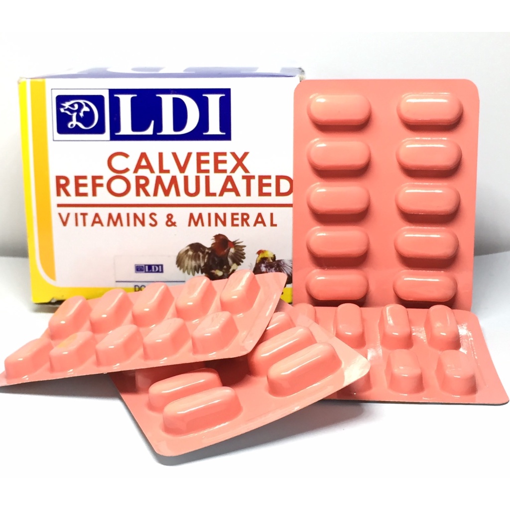 [SOUTH VET] 40 Capsule LDI Calveex Reformulated Vitamins and Minerals ...