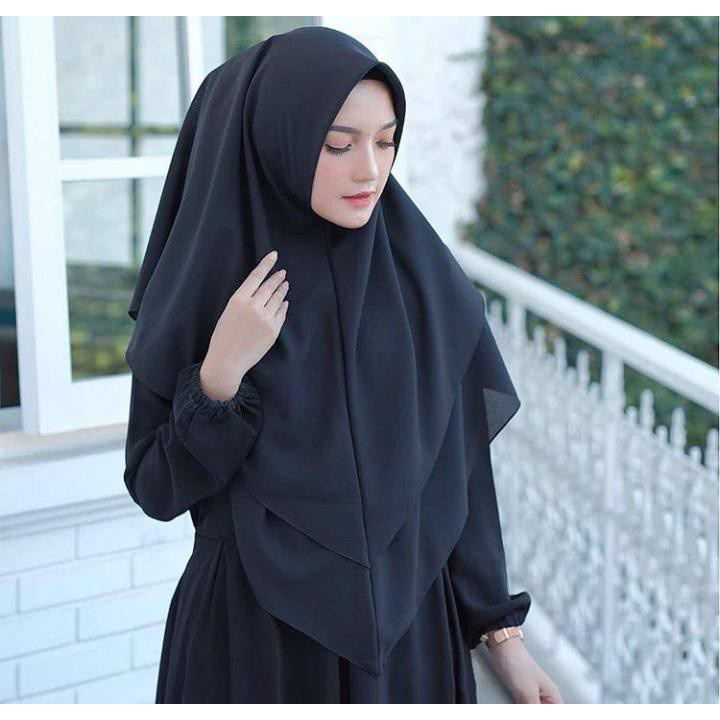 Instant 2 LAYER POLLYCOTTON HIJAB / PREMIUM POLLYCOTTON INSTANT ...