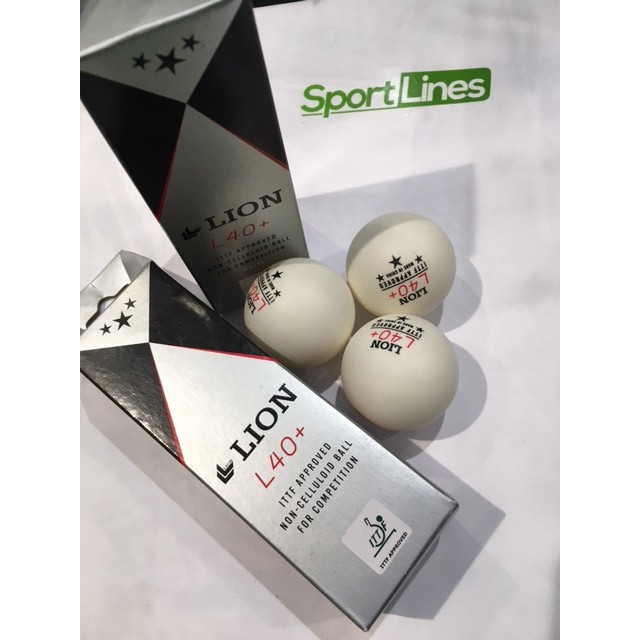 NIMATSU LION L40+ 3 STAR ITTF APPROVED TABLE TENNIS BALL | Shopee ...